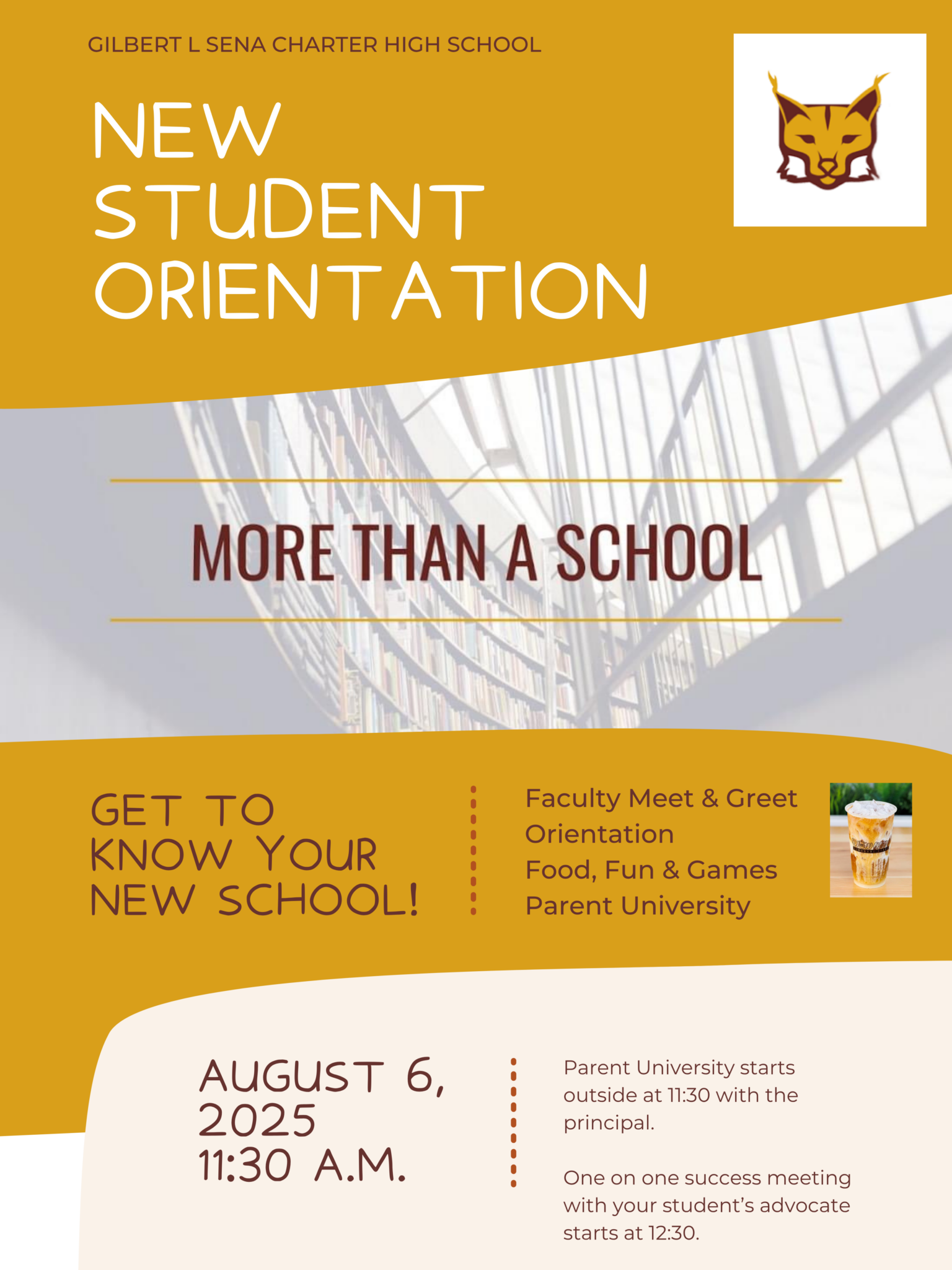 New Student Orientation - Gilbert L. Sena Charter School